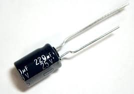 220uF 25V Electrolytic Capacitor – Captain Electronics