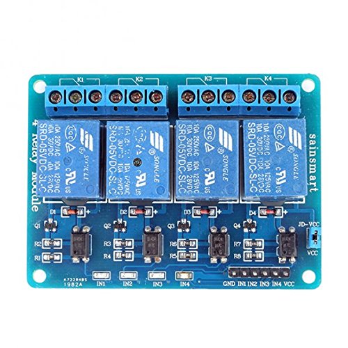 4 Channel relay module (5v) – Captain Electronics